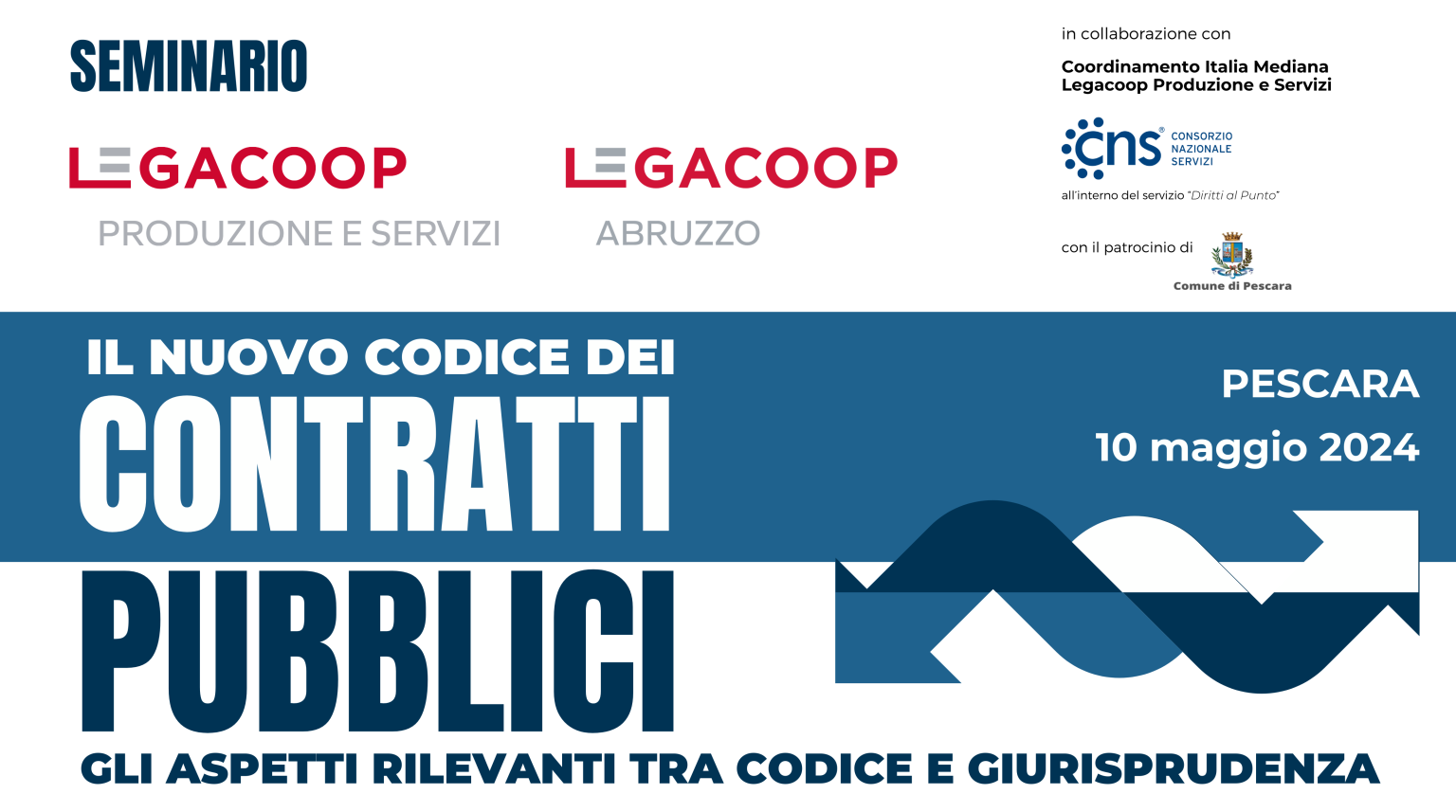 Il 10 maggio al Comune di Pescara il seminario sul nuovo Codice dei contratti pubblici ...